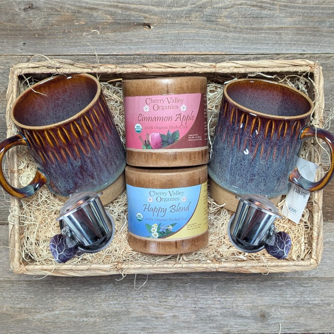 Tea for Two Gift Basket – Cherry Valley Organics