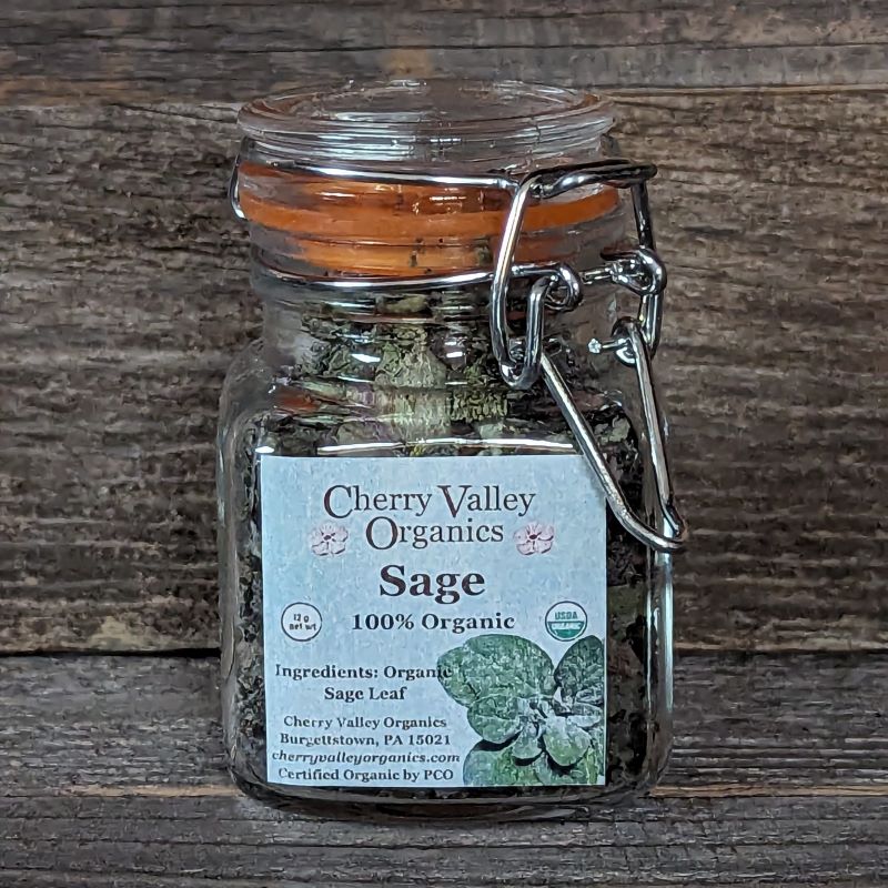 Dried Herbs - Sage – Cherry Valley Organics